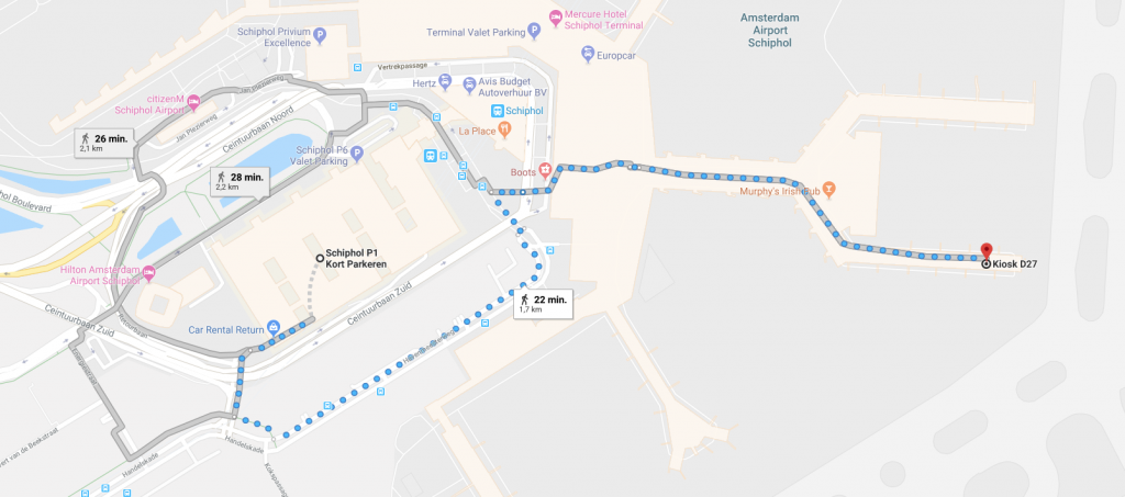 Vlucht volgen | Bekijk gratis de plattegrond van Schiphol!